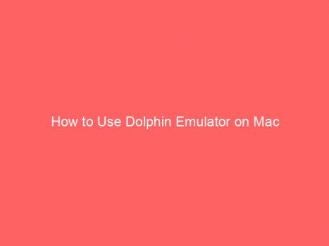 How to Use Dolphin Emulator on Mac